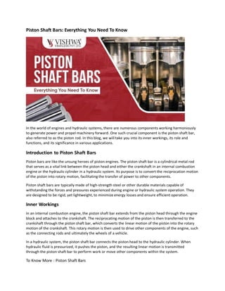 Piston Shaft Bars: Everything You Need To Know.pdf