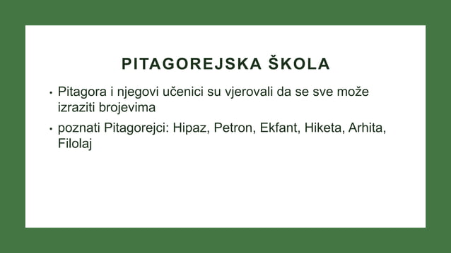 Pitagora I | PPTX | Primary Education | Education