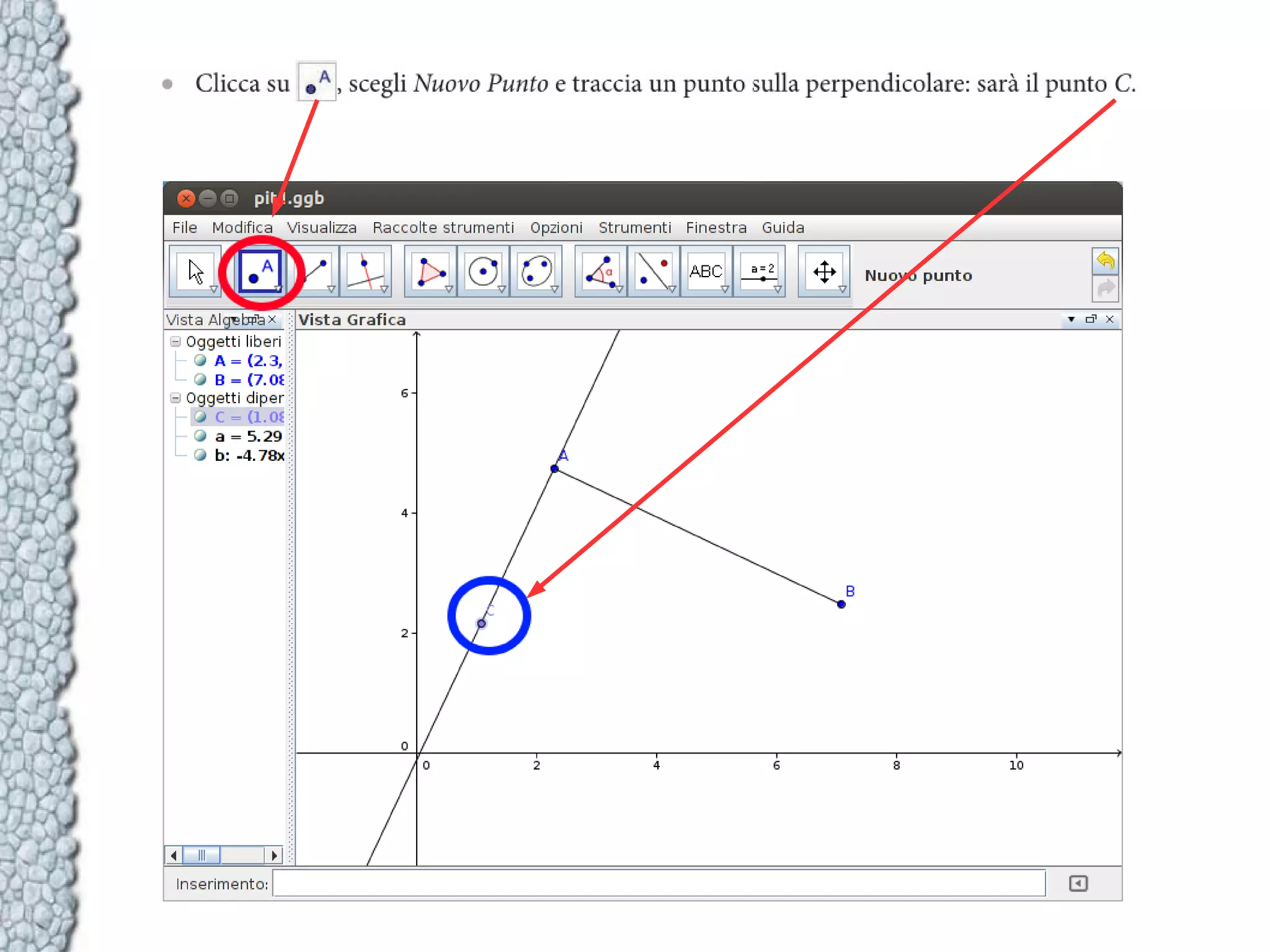 Pitagora e geogebra | ODP | Technology & Computing