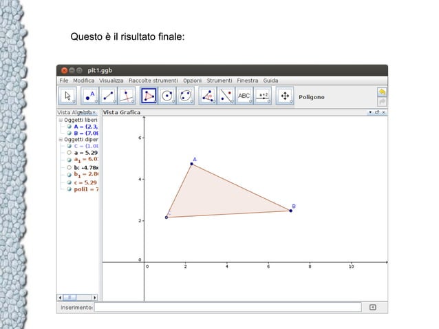 Pitagora e geogebra | ODP | Technology & Computing