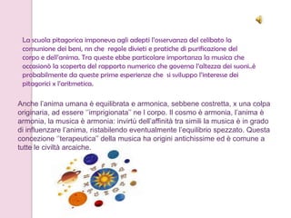 Pitagora e la musica | PPTX