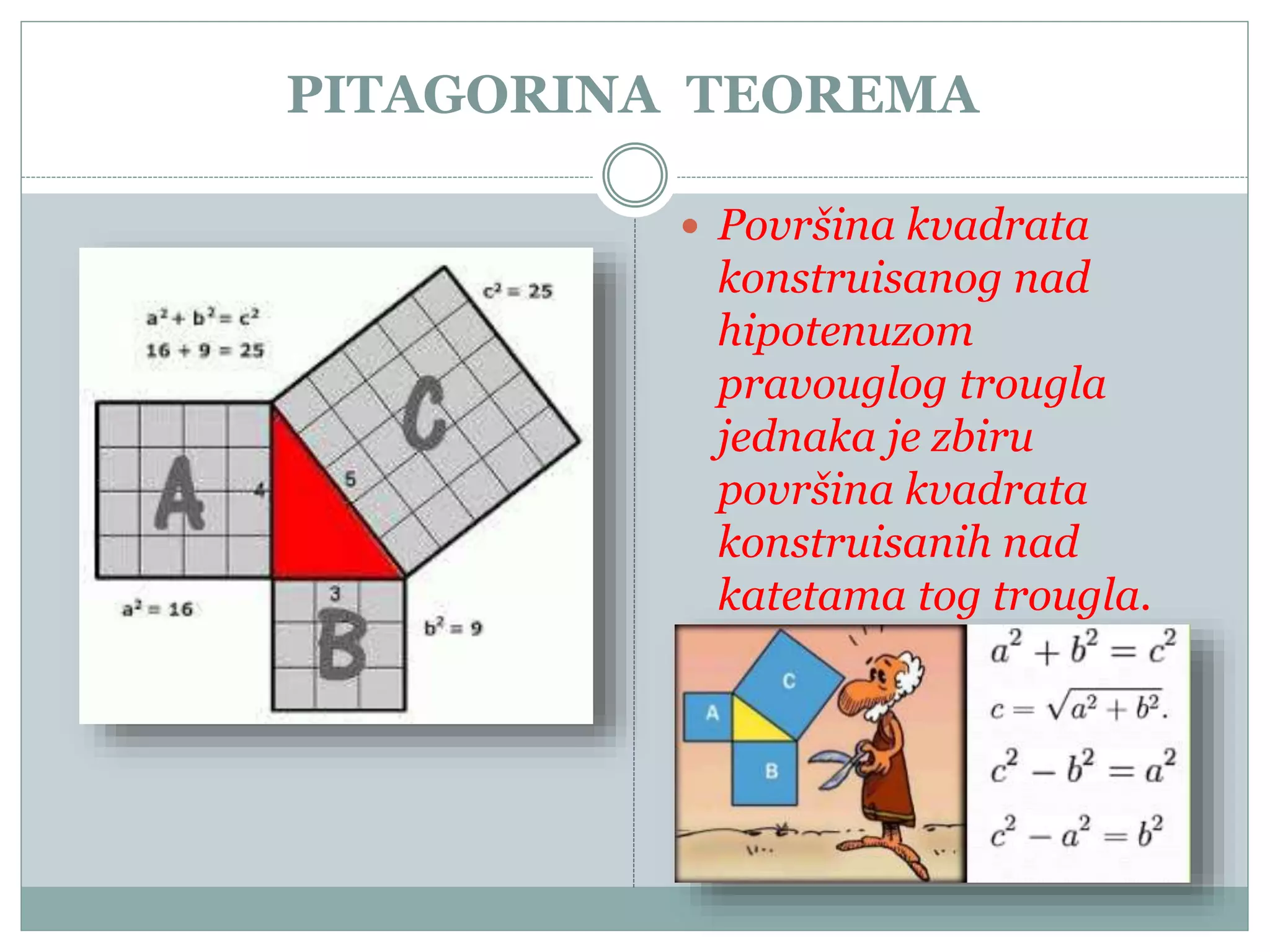 Pitagorina teorema | PPTX