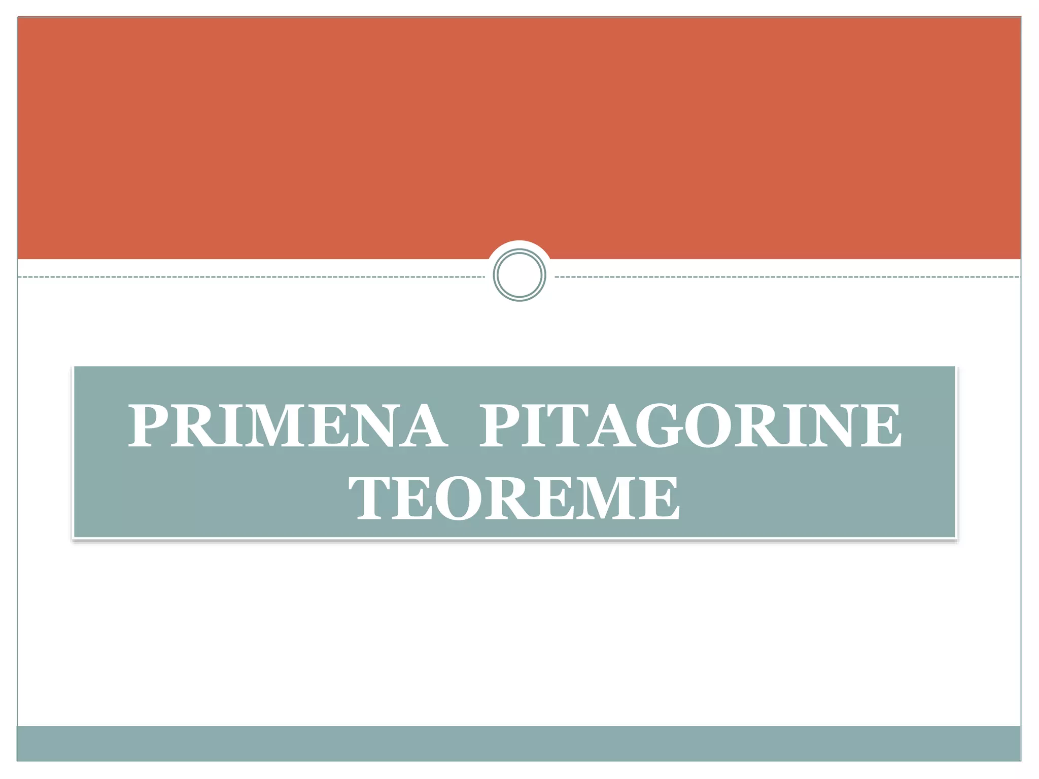 Pitagorina teorema | PPTX