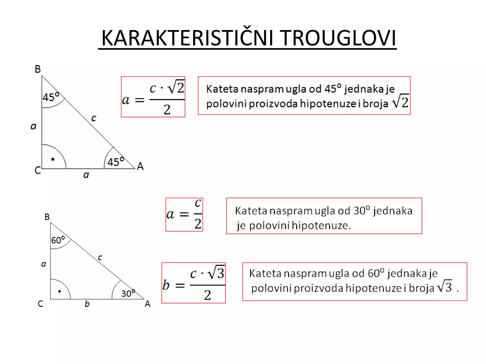 Pitagorina teorema primjena na trapez | PPTX