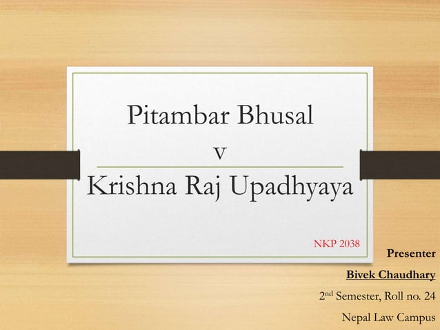 PITAMBAR V. KRISHNA Case .pptx