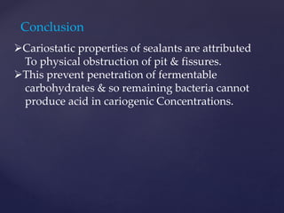 Pit and fissures | PPTX