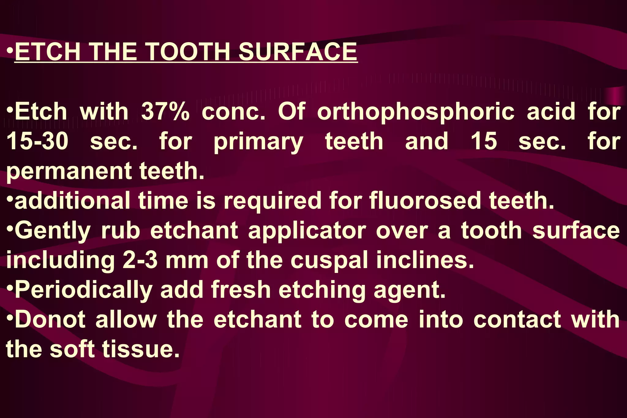 Pit and fissure sealants | PPT