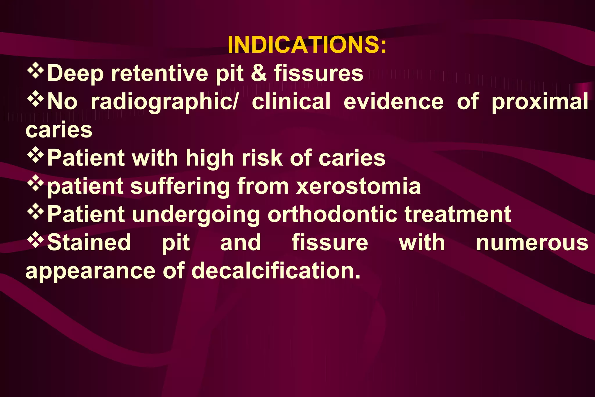 Pit and fissure sealants | PPT