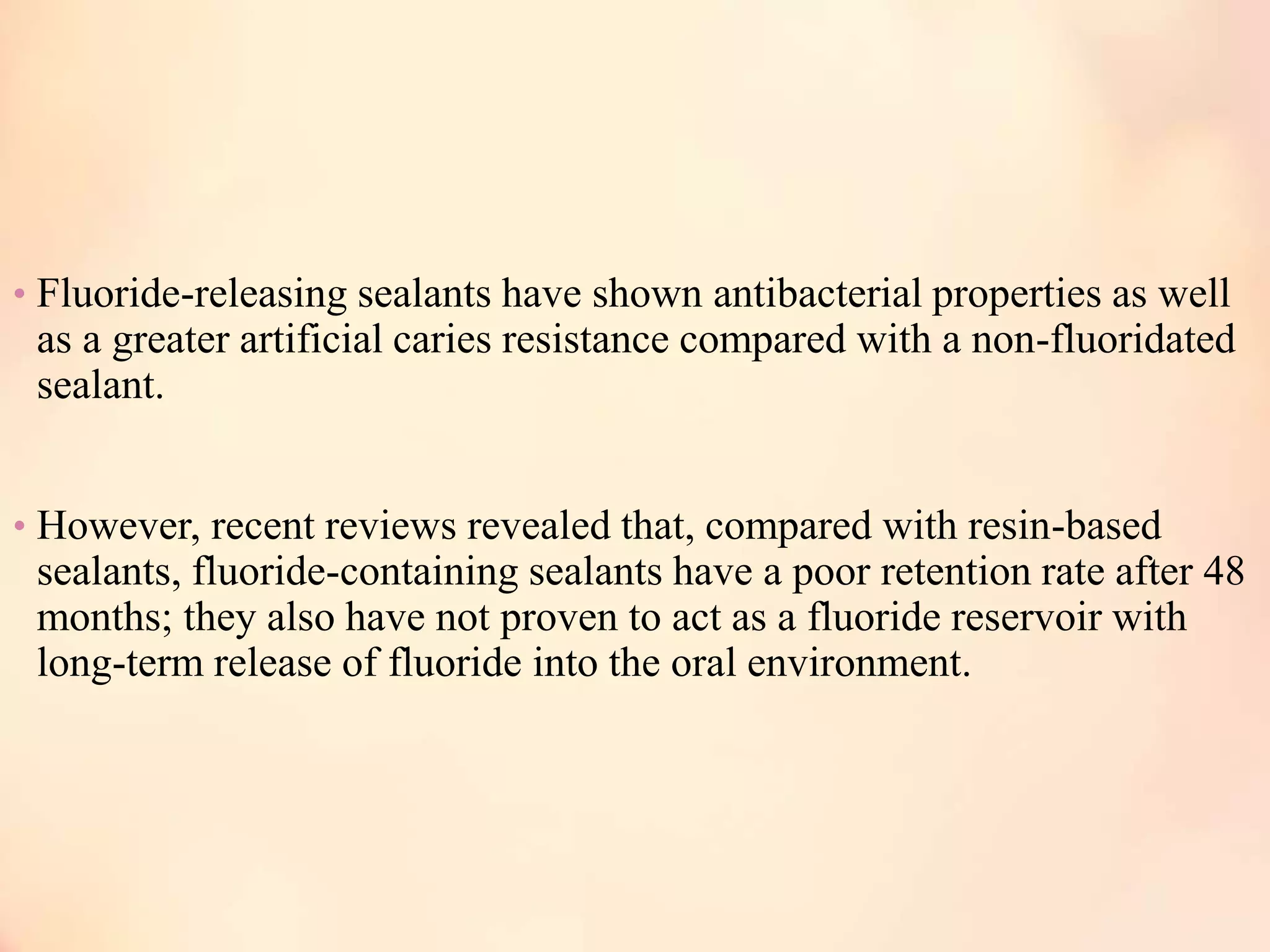 Pit and fissure sealants | PPTX