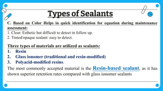 Pit and Fissure Sealants | PPTX