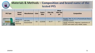 Pit and fissure sealants mechanical and biological properties | PPT