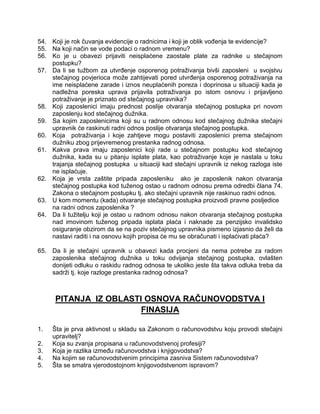 Pitanja za polaganje stručnog ispita za stečajnog upravitelja (1) | PDF