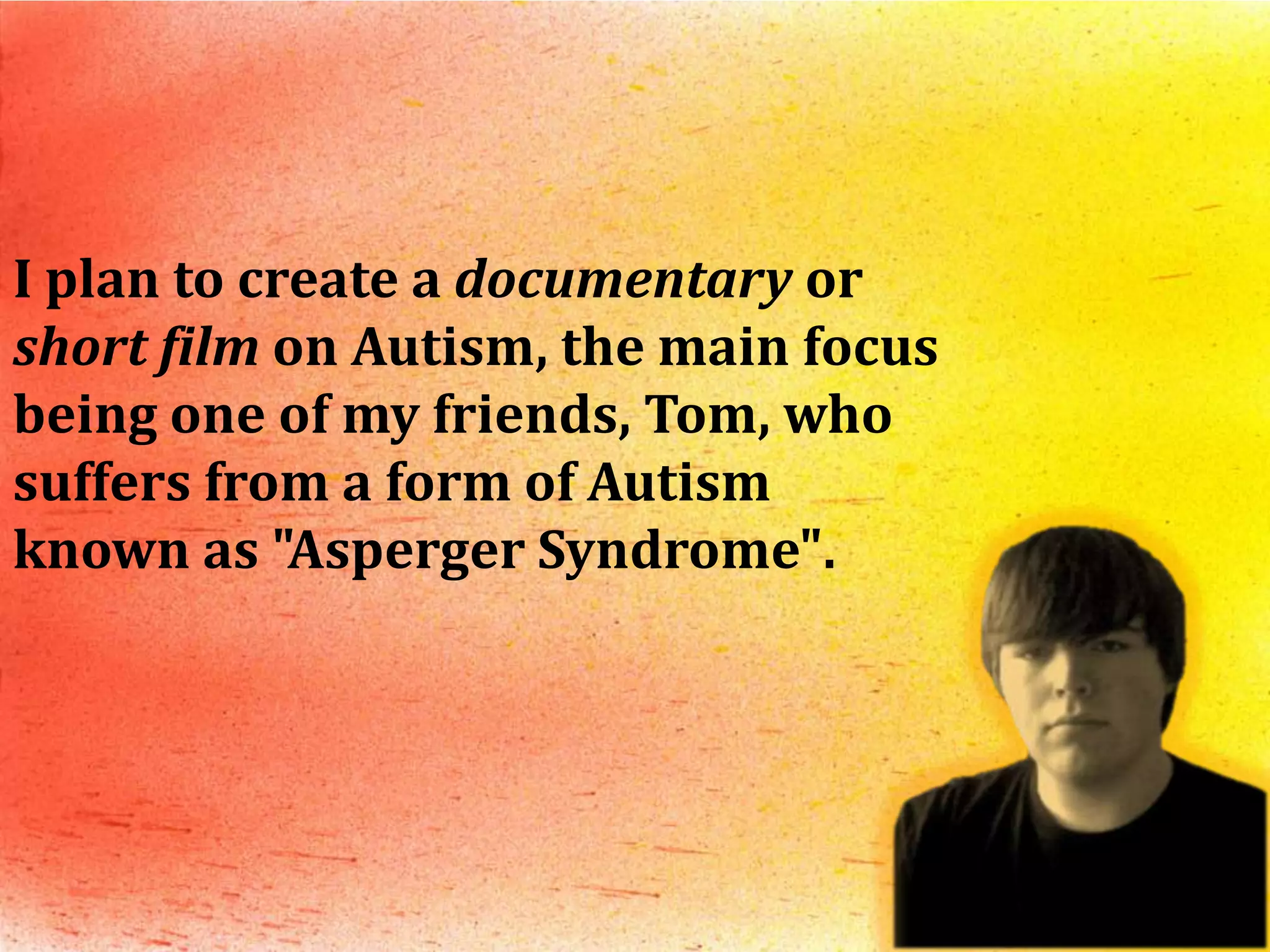 Living With Autism - Pitch | PPTX