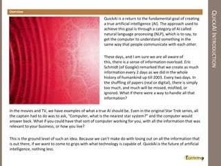 QuickAI Pitch Book | PPT