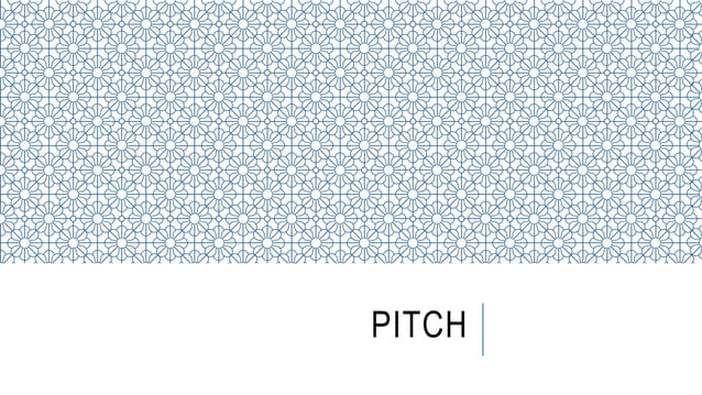 Pitch | PPTX