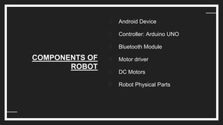 Remote Control Robot | PPTX