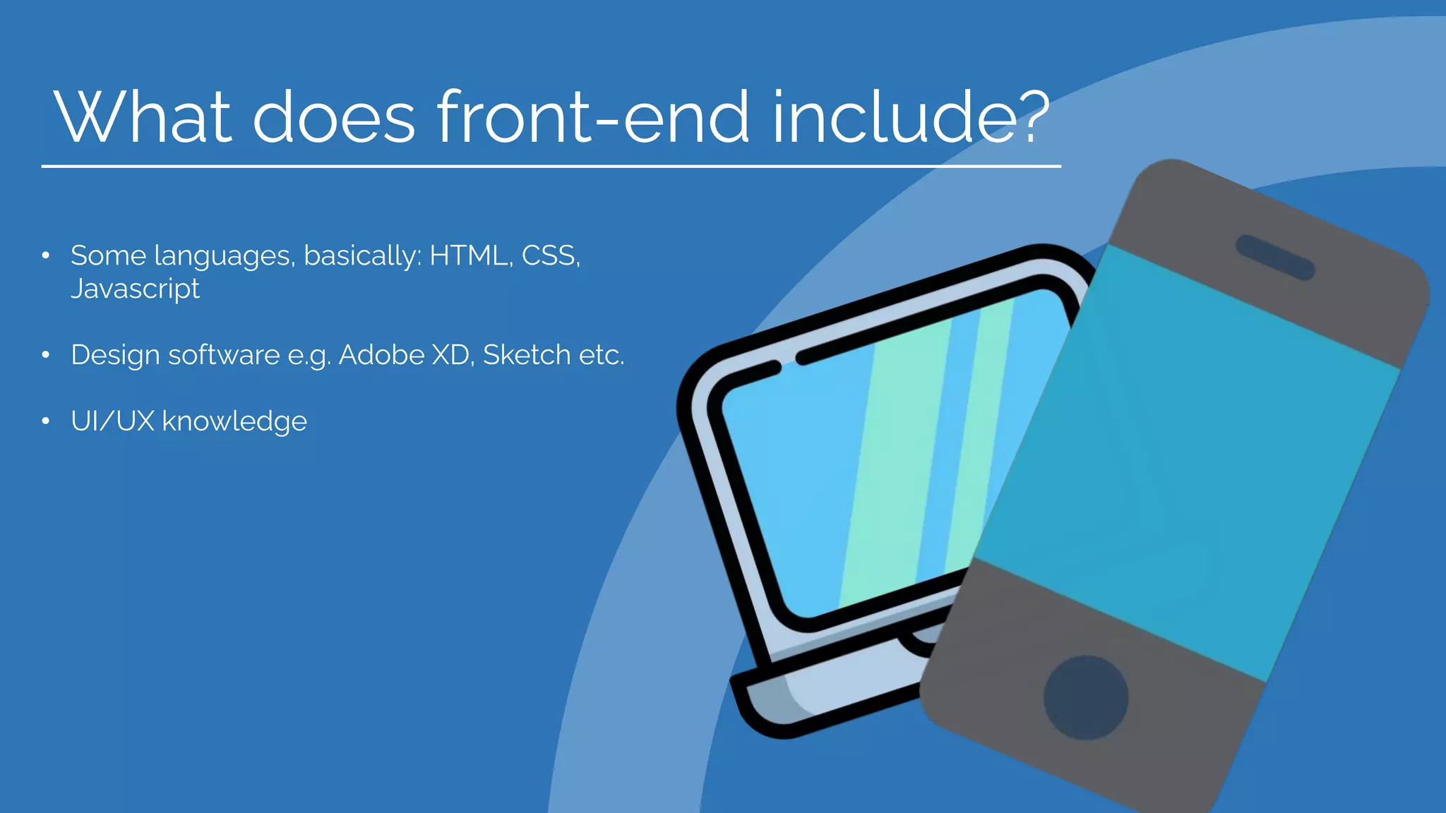 What is Front-End, Back-End and so on! | PPT