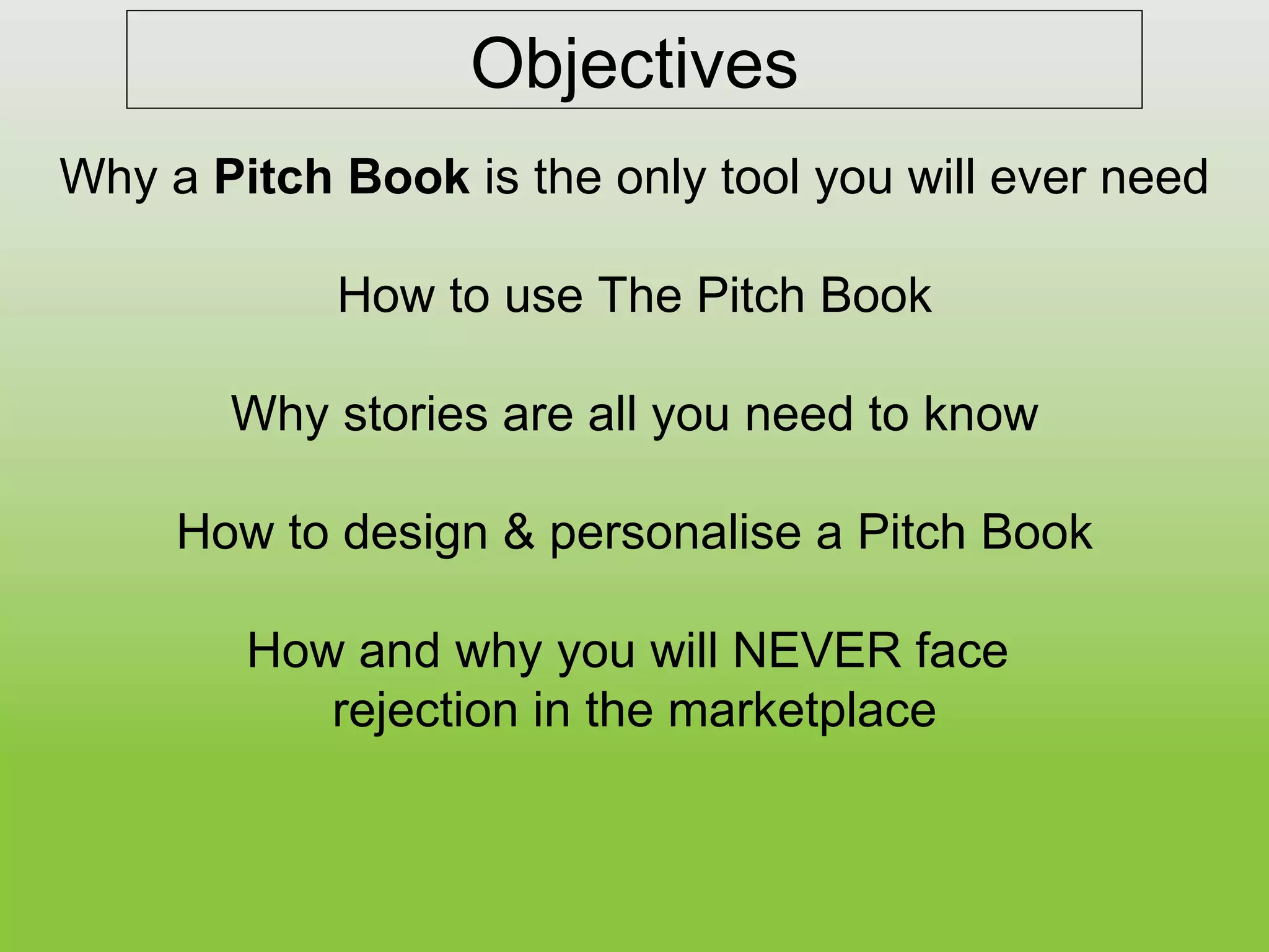 Pitch Book Training | PPT