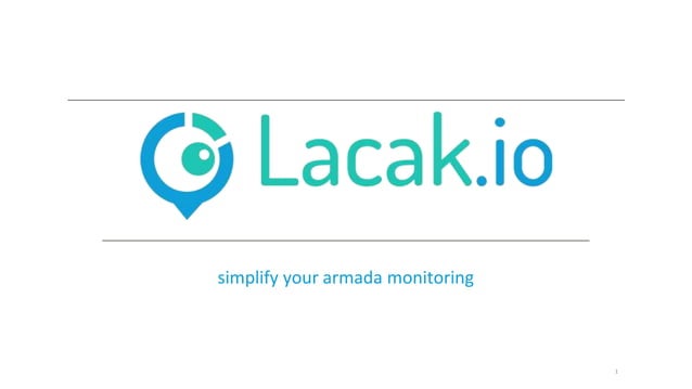 GPS Tracker - Lacak.io Pitch Deck | PPTX
