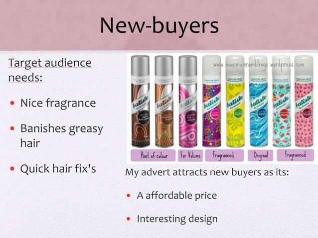 My Batiste Dry Shampoo advert | PPT