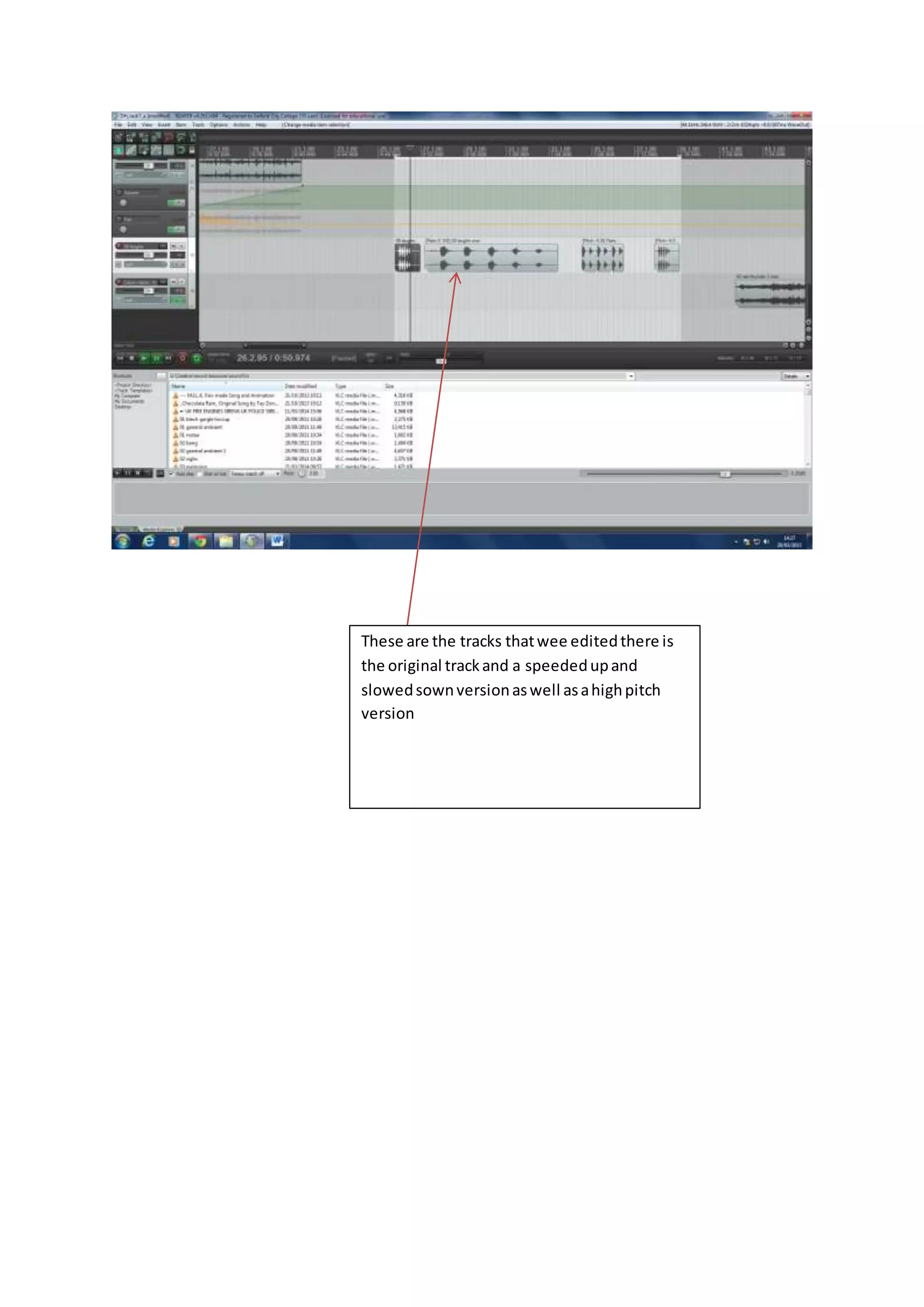 Pitch and playback rate | DOCX | Digital Audio | Computer Software and Applications