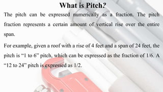 Pitch and slope industrial technology building and furniture design | PPT