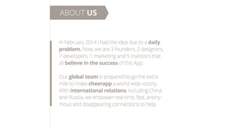 Pitch Deck cheerapp | PPT