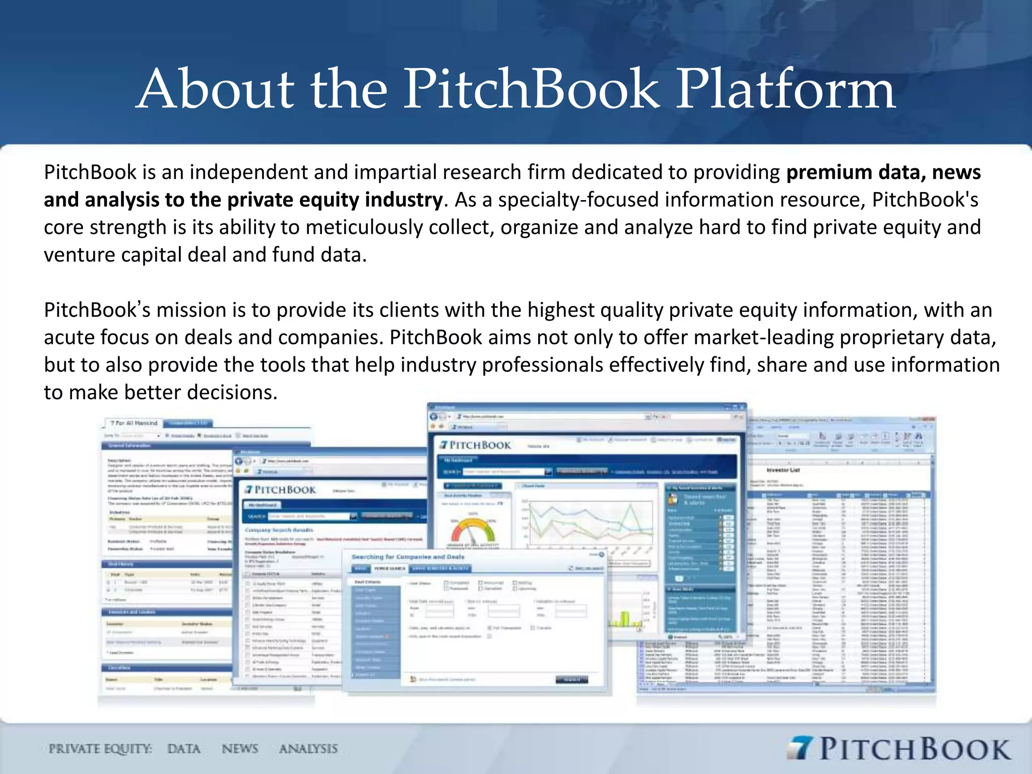 Pitch Book PE Trends 3 Q2011 Presentation Deck | PPTX