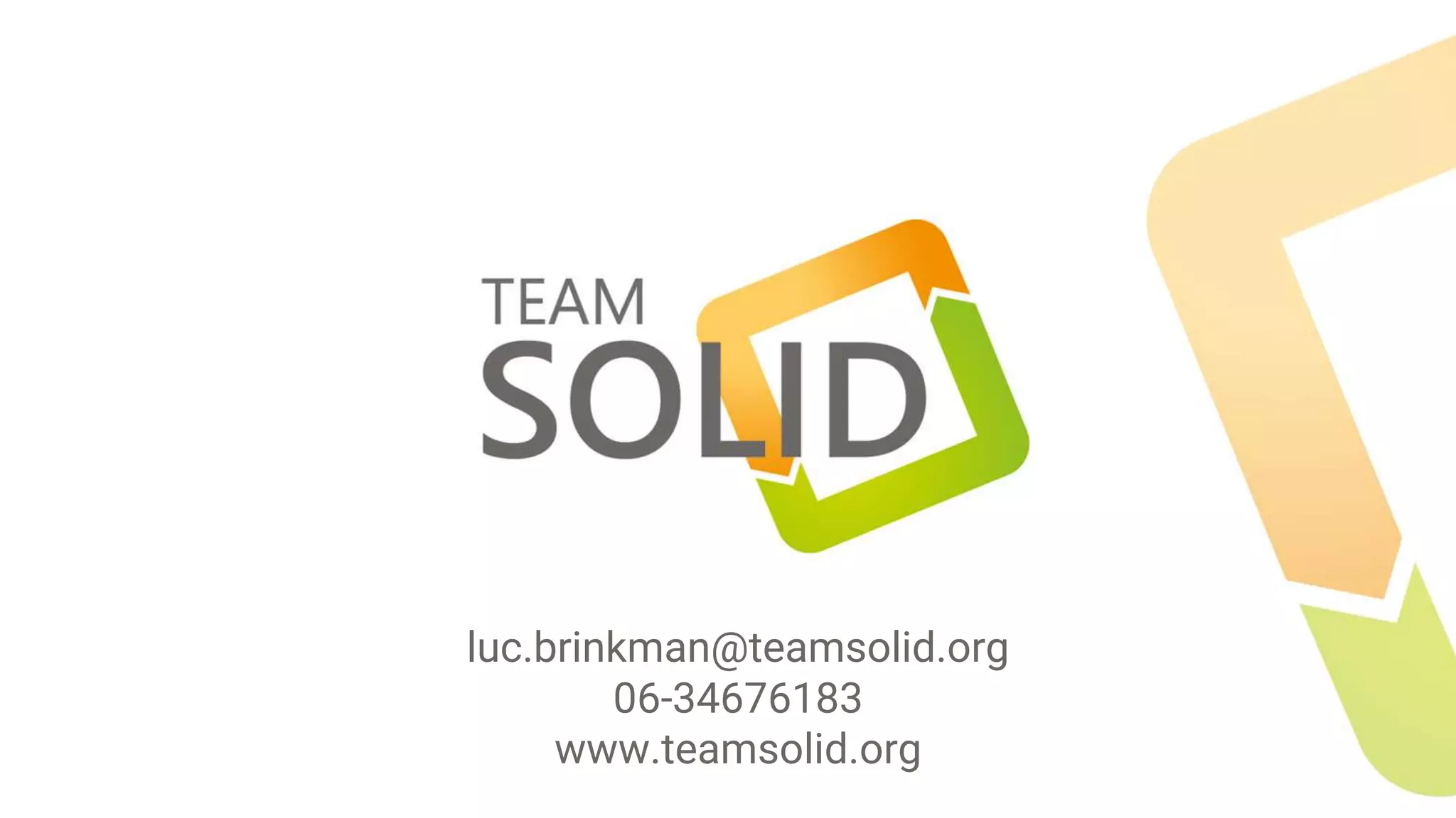 Team SOLID pitch deck | PPT