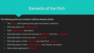 PITCH DECK.pptx a presenataion on how to | PPTX