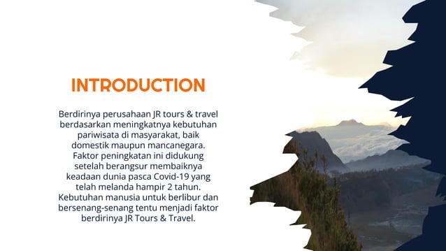 Contoh Pitch Deck pada Perusahaan Tour And Travel - Administrasi Bisnis ...