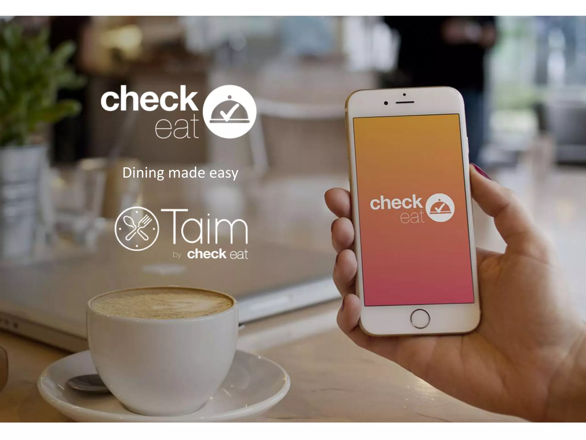 Check-Eat Pitch Deck English (2018) | PPT