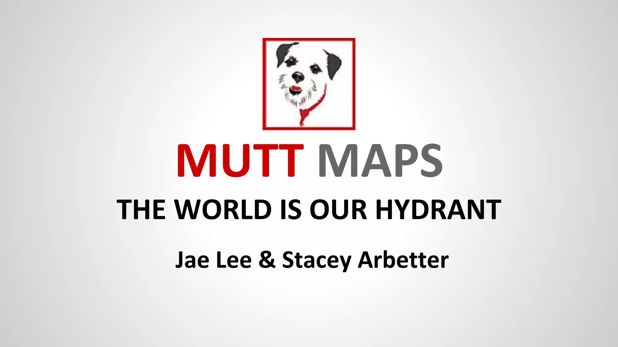 Pitch deck for mutt maps | PPT