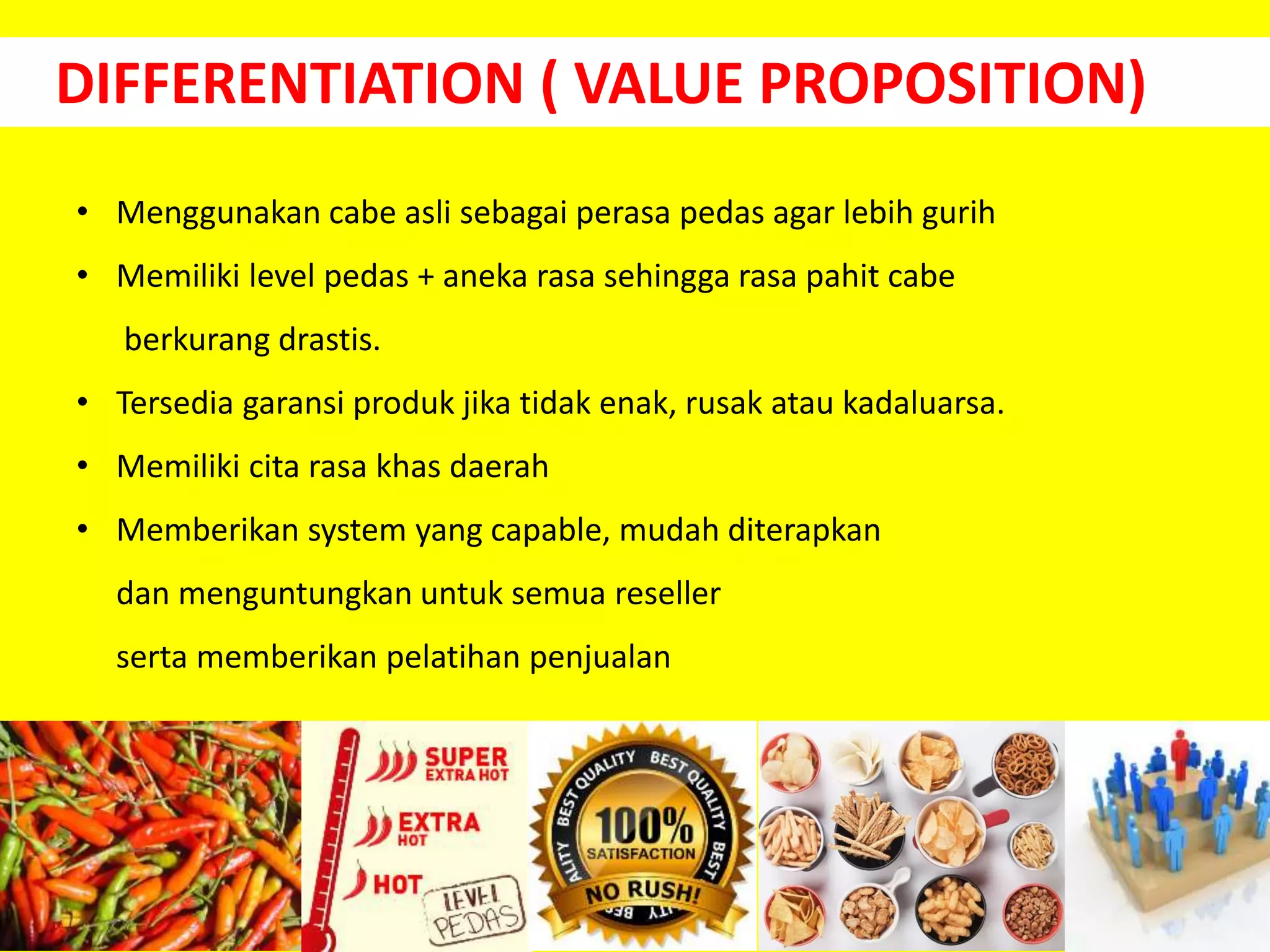 Contoh Pitch Deck Morang Moreng Snack - Pakar Aneka Keripik Pedas | PPTX