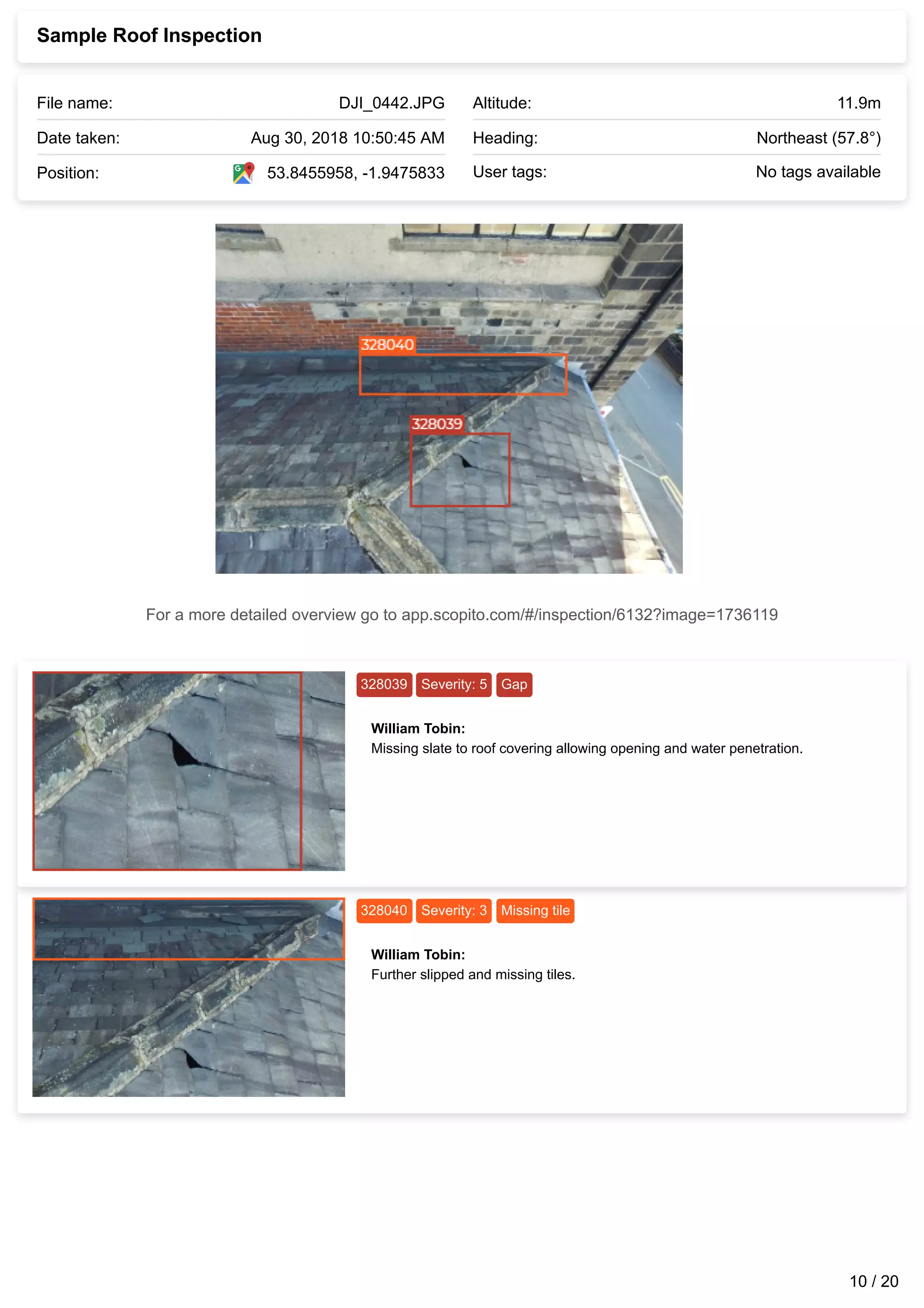 Pitched roof sample | PDF