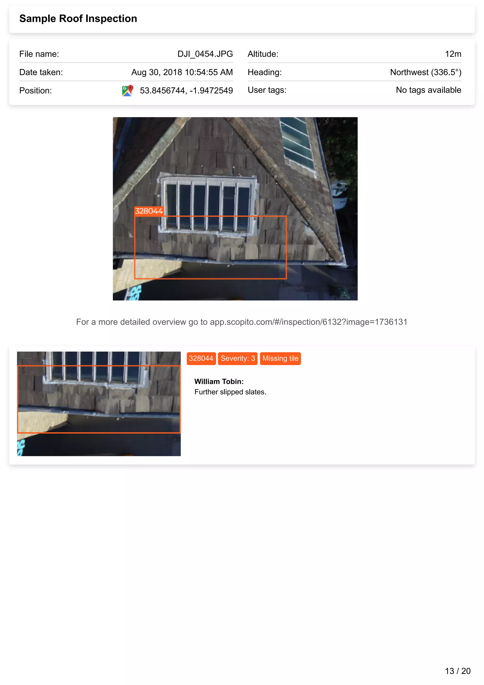 Pitched roof sample | PDF