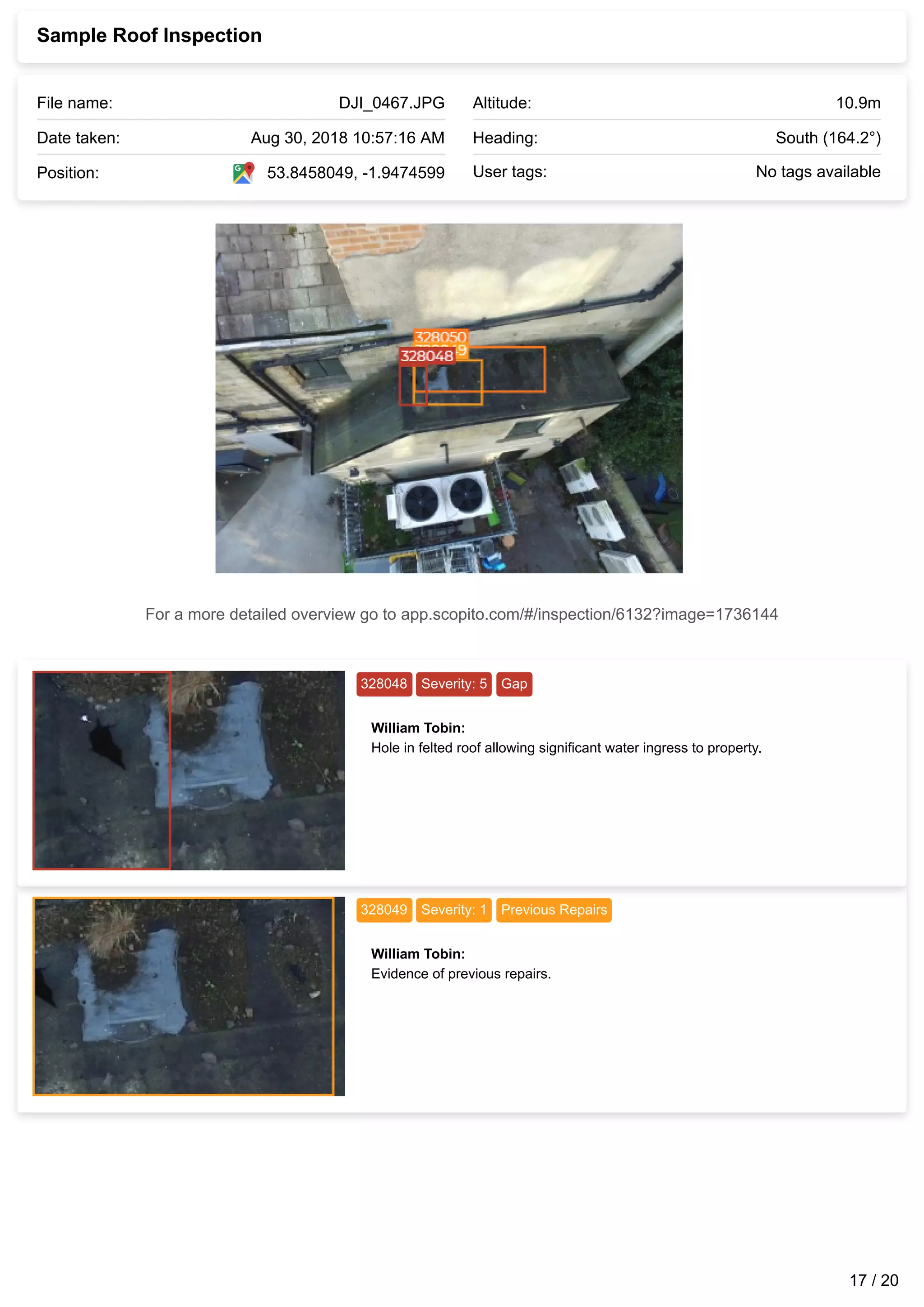 Pitched roof sample | PDF