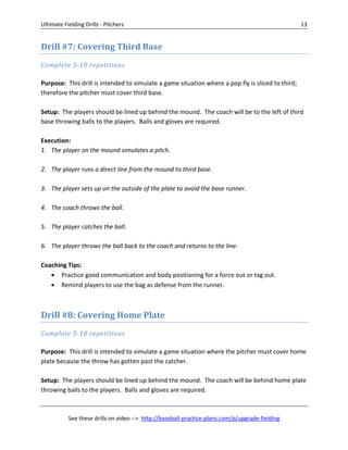 Pitcher fielding | PDF