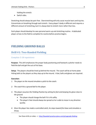 Pitcher fielding | PDF