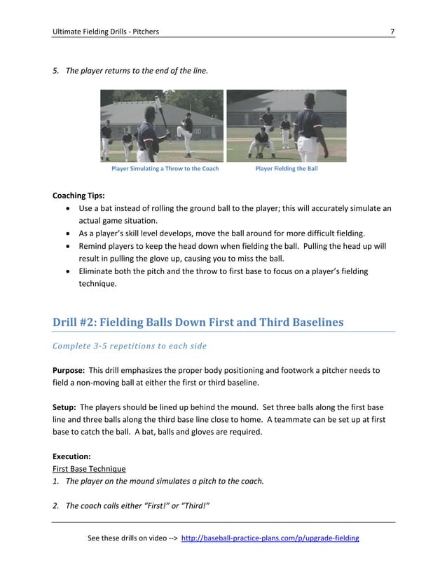 Pitcher fielding | PDF | Baseball | Sports