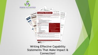 Pitch Factory Session 4 _ Capability Statement and Pitch Setup.pptx