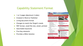 Pitch Factory Session 4 _ Capability Statement and Pitch Setup.pptx