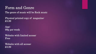 Pitch for magazine | PPT | Free Download