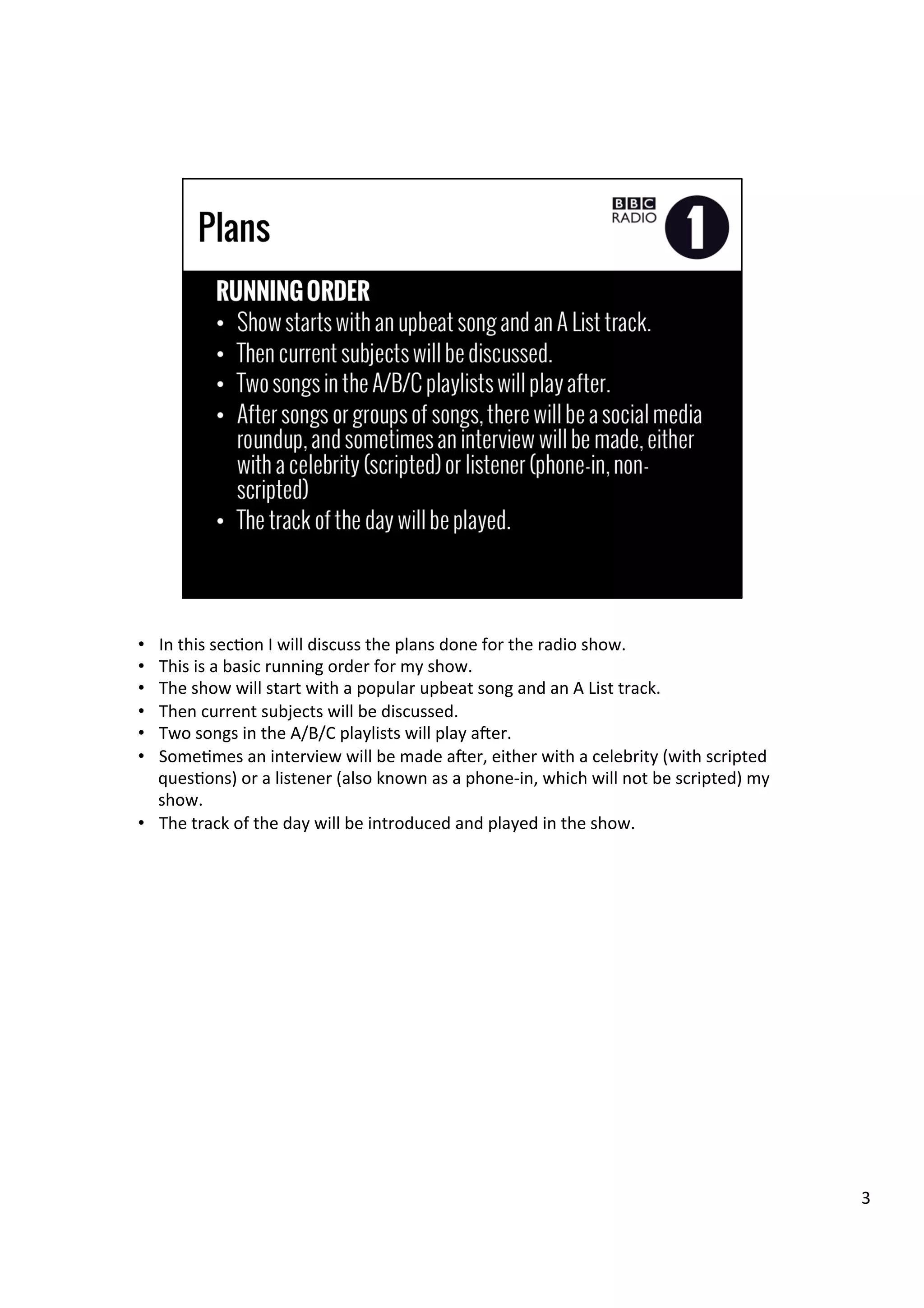 Pitch for radio: speaker notes | PDF