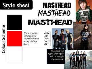 Magazine pitch and stylesheet | PPT