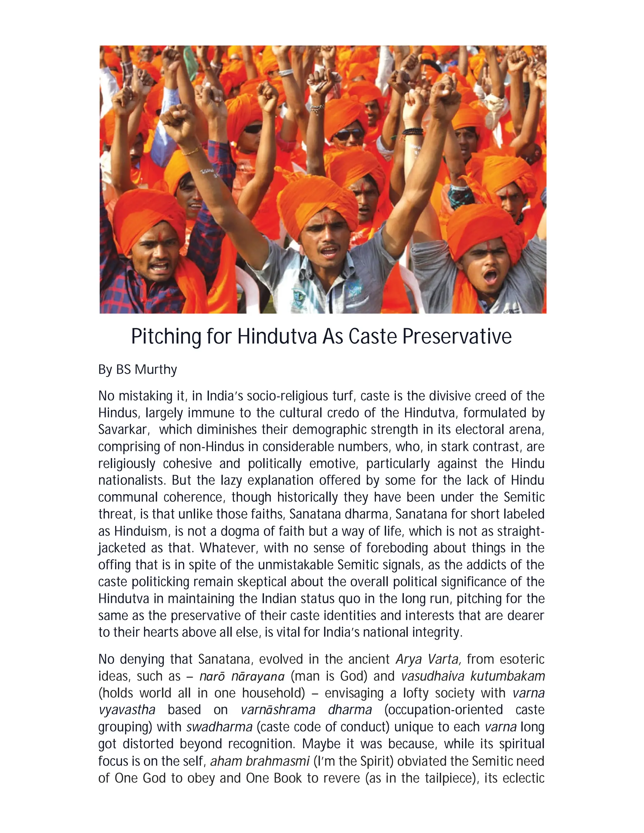 Pitching for Hindutva As Caste Preservative.pdf