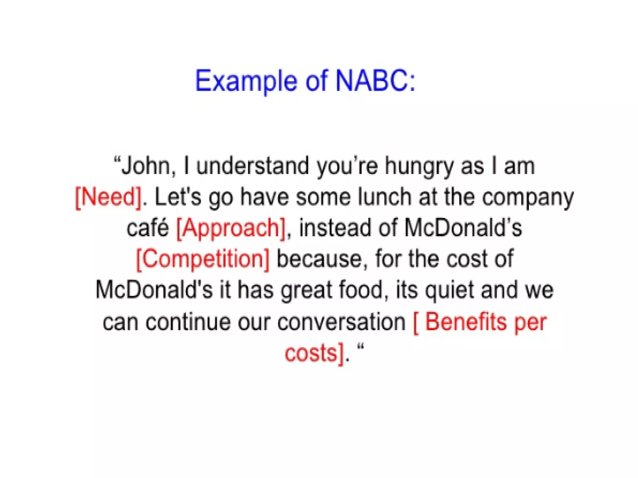 How to pitch an idea? the NABC methode | PDF