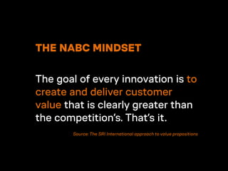 How to pitch an idea? the NABC methode | PDF