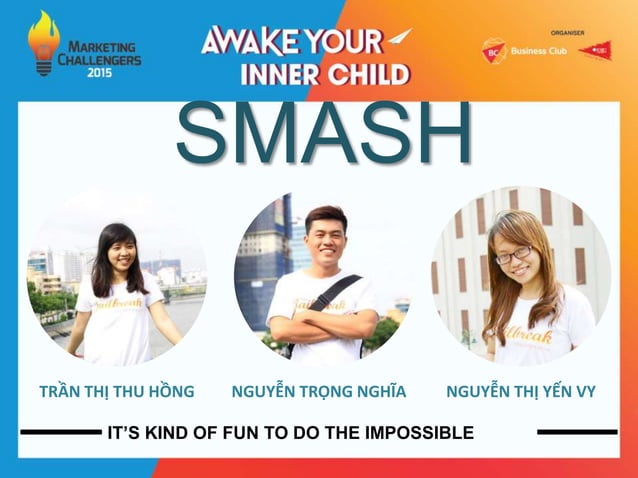 [MARKETING CHALLENGERS] SMASH TEAM | PPTX