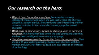 Pitching your own superhero film adaptation | PPT